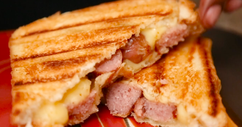 Sausage Grilled Cheese Sandwich - Sirimon Cheese