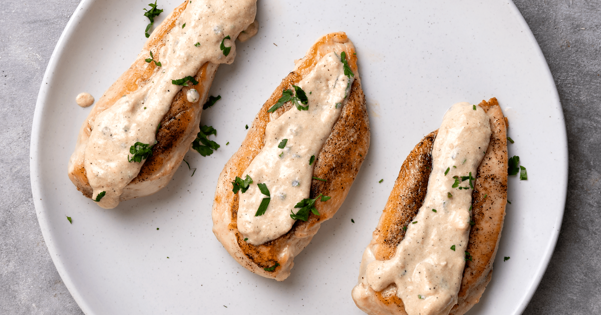 Grilled Chicken with Cheese Sauce - Sirimon Cheese