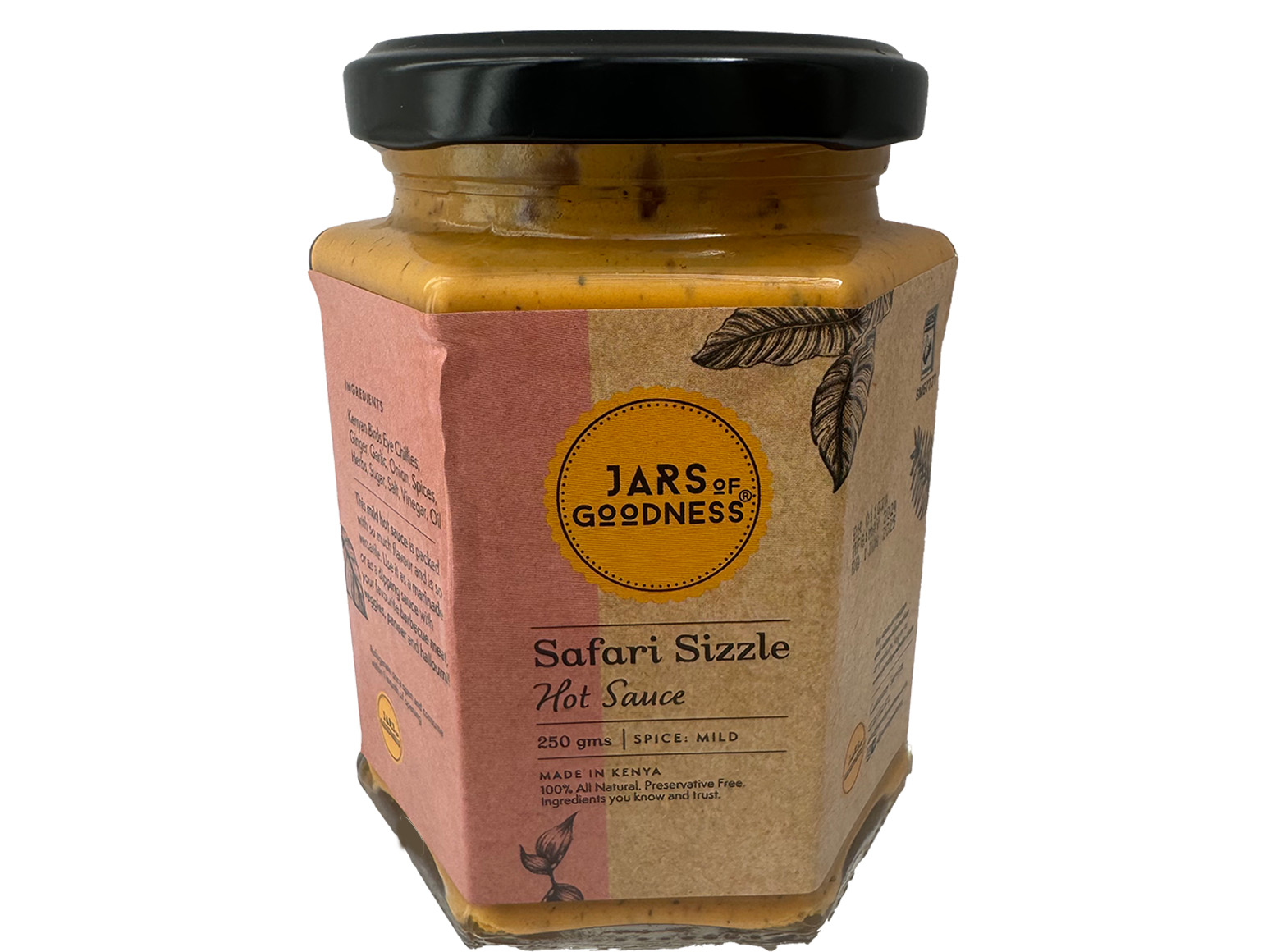 Safari Sizzle (Mild Hot Sauce) 250g | Sirimon Cheese